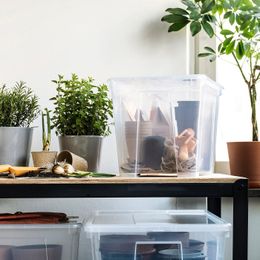 IKEA SAMLA Box mit Deckel