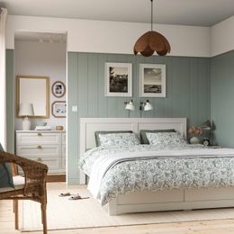 IKEA F&Aring;GELFJ&Auml;LLET Bettgestell+Mittelbal/Federholzrahm