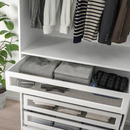 IKEA KOMPLEMENT Schublade mit Glasfrontrahmen