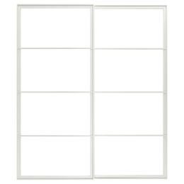 IKEA PAX Rahmen f Schiebet&uuml;rpaar mit Schiene