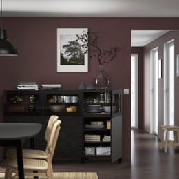 IKEA BEST&Aring; Aufbewahrung mit T&uuml;ren
