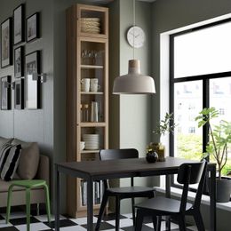 IKEA BILLY / OXBERG Regalkombi m Vitrinent&uuml;ren/Aufsatz