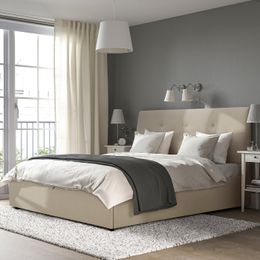 IKEA IDAN&Auml;S Bettgestell gepolstert mit Aufbew.