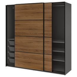 IKEA PAX / MEHAMN Kleiderschrank mit Schiebet&uuml;ren