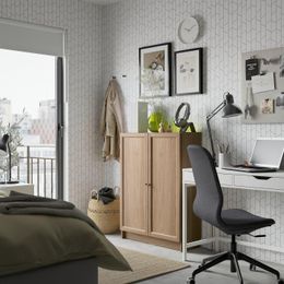 IKEA BILLY / OXBERG B&uuml;cherregal mit T&uuml;ren