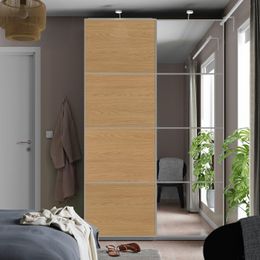 IKEA PAX / MEHAMN/AULI Kleiderschrank mit Schiebet&uuml;ren