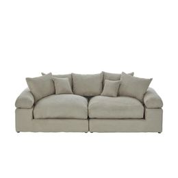 Smart Big Sofa Lionore grau Ma&szlig;e (cm): B: 242 H: 86 T: 121.0 Sofas > Sofas nach Material > Stoffsofas &raquo; Sofa DE