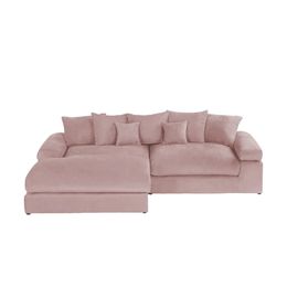 Smart Ecksofa Lionore rosa/pink Ma&szlig;e (cm): B: 265 H: 86 T: 203.0 Sofas > Sofas nach Material > Stoffsofas &raquo; Sofa DE