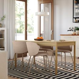 IKEA TONSTAD / KRYLBO Tisch und 4 St&uuml;hle