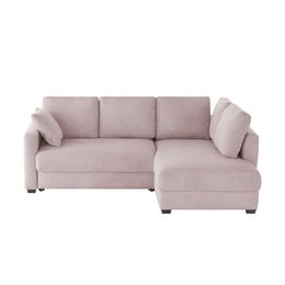 bobb Ecksofa mit Boxspringpolsterung Lisa de Luxe rosa/pink Ma&szlig;e (cm): B: 235 H: 90 T: 184.0 Sofas > Sofas nach Material > Stoffsofas &raquo; Sofa DE