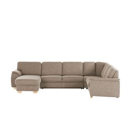 Smart Wohnlandschaft Valencia braun Ma&szlig;e (cm): B: 341 Sofas > Sofas nach Material > Stoffsofas &raquo; Sofa DE