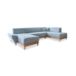 Miuform Wohnlandschaft mit Schlaffunktion Dazzling Daisy blau Ma&szlig;e (cm): B: 330 H: 77 Sofas > Sofas nach Material > Stoffsofas &raquo; Sofa DE