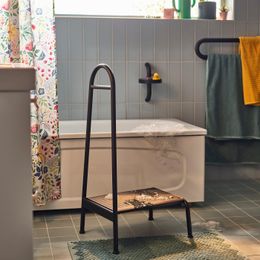 IKEA B&Auml;SINGEN Tritthocker mit Handlauf