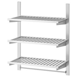 IKEA KUNGSFORS Aufh&auml;ngeschiene, B&ouml;den + Stange