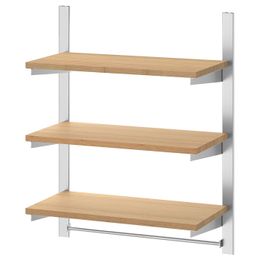 IKEA KUNGSFORS Aufh&auml;ngeschiene, B&ouml;den + Stange
