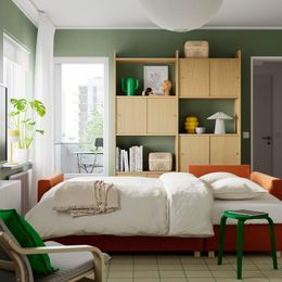 IKEA SALTSJ&Ouml;BADEN 3er-Bettsofa mit R&eacute;camiere