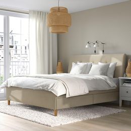 IKEA IDAN&Auml;S Bettgestell gepolstert mit Schubl.