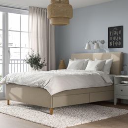 IKEA IDAN&Auml;S Bettgestell gepolstert mit Schubl.