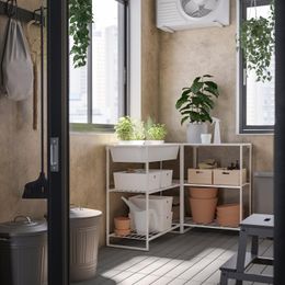 IKEA JOSTEIN Regal mit Beh&auml;lter