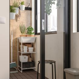 IKEA JOSTEIN Regal mit Beh&auml;lter