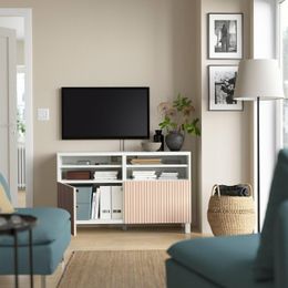 IKEA BEST&Aring; TV-Bank mit T&uuml;ren