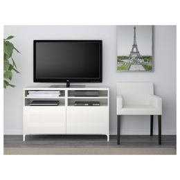 IKEA BEST&Aring; TV-Bank mit T&uuml;ren