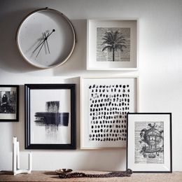 IKEA ROTBL&Ouml;TA Wanduhr