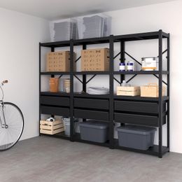 IKEA BROR Regal mit Schubladen/B&ouml;den