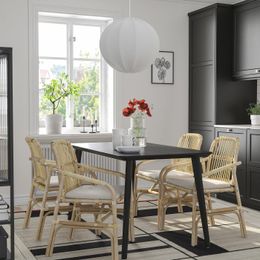 IKEA SALN&Ouml; / GRYTTOM Stuhl mit Kissen