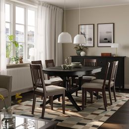 IKEA ROSENTORP / N&Auml;SINGE Tisch und 6 St&uuml;hle