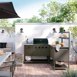 IKEA B&Aring;TSK&Auml;R Au&szlig;enk&uuml;che mit Gasgrill