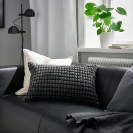 IKEA SVARTPOPPEL Kissenbezug
