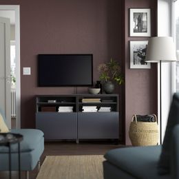IKEA BEST&Aring; TV-Bank mit T&uuml;ren