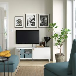 IKEA BEST&Aring; TV-Bank mit T&uuml;ren