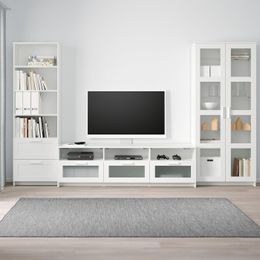 IKEA BRIMNES TV-Komb. mit Vitrinent&uuml;ren