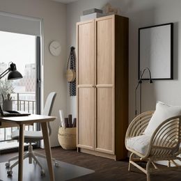 IKEA BILLY / OXBERG B&uuml;cherregal mit T&uuml;ren