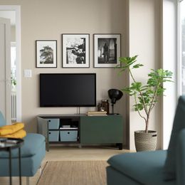 IKEA BEST&Aring; TV-Bank mit T&uuml;ren