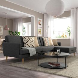 IKEA GRILLSTORP / SMEDSTORP 4er-Sofa mit R&eacute;camiere rechts