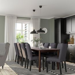 IKEA STRANDTORP / BERGMUND Tisch und 8 St&uuml;hle