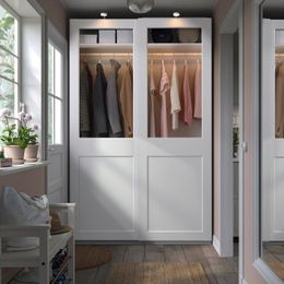 IKEA PAX / GRIMO Kleiderschrank mit Schiebet&uuml;ren