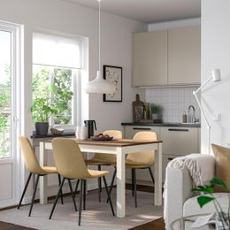 IKEA &Aring;LHULT / NORDMANSSK&Auml;R Tisch und 4 St&uuml;hle
