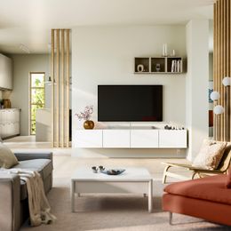 IKEA BEST&Aring; TV-Bank mit T&uuml;ren