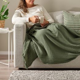 IKEA VALLKRASSING Plaid