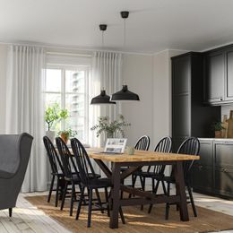 IKEA SKOGSTA / SKOGSTA Tisch und 6 St&uuml;hle