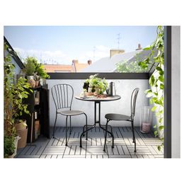 IKEA L&Auml;CK&Ouml; Tisch+2 St&uuml;hle/au&szlig;en