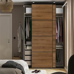 IKEA PAX / MEHAMN Kleiderschrank mit Schiebet&uuml;ren