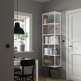 IKEA ENHET Regalrahmen hoch mit B&ouml;den