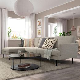 IKEA GRILLSTORP 4er-Sofa mit R&eacute;camiere links