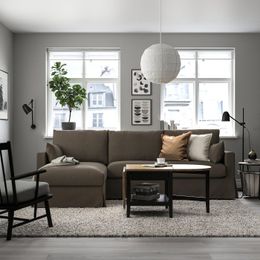 IKEA HYLTARP 3er-Sofa mit R&eacute;camiere, links
