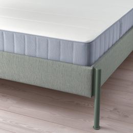 IKEA T&Auml;LL&Aring;SEN Bettgestell gepolstert mit Matratze